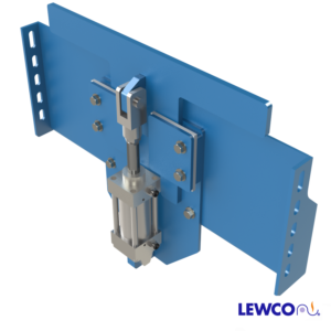 Conveyor Blade Stop with Full Width Surface – Lewco Conveyors