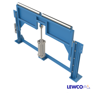 Conveyor Stop with Extended Lift Roller – Lewco Conveyors